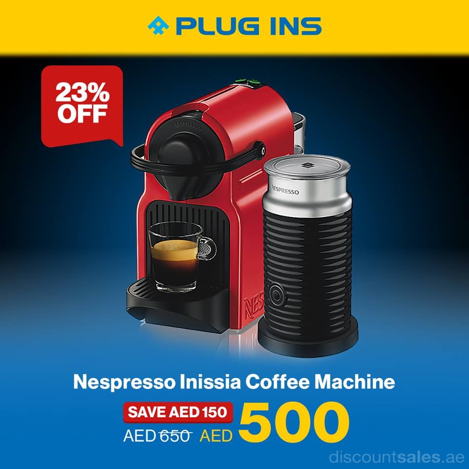Nespresso Inissia Coffee Machine @ Plug ins - DiscountSales.ae ...