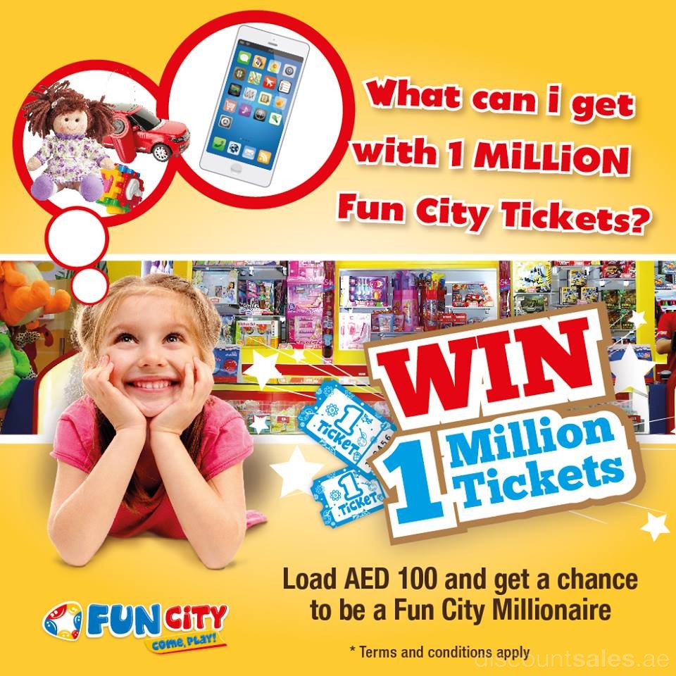 Win 1 Million Fun City Ticket Promo - DiscountSales.ae - Discount Sales ...